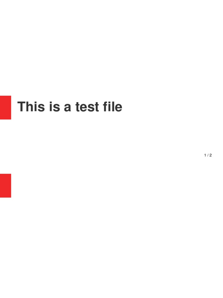 Test File | PDF