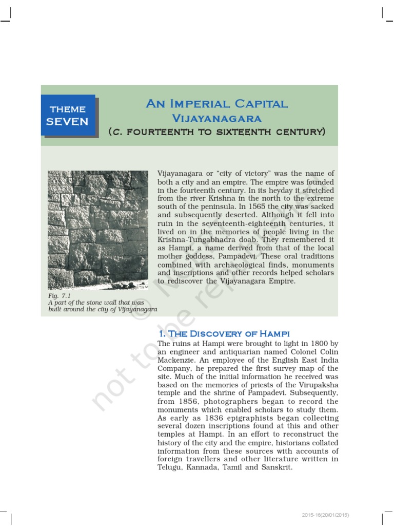 Vijayanagara Empire Rediscovered | PDF | Fortification