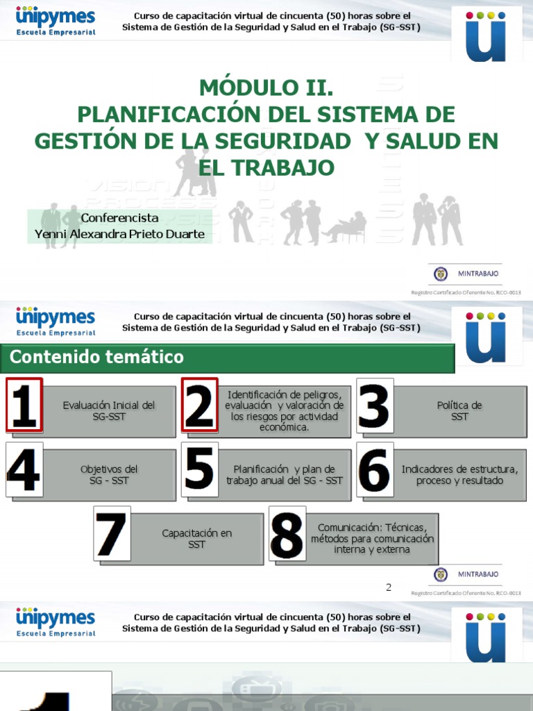 Capacitación SG-SST: Planificación y Evaluación | PDF | Rayo gamma ...