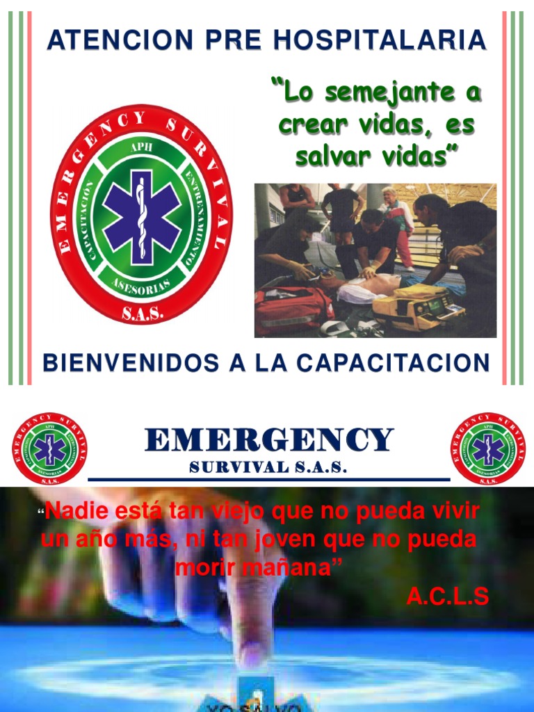 Capacitacion APH | PDF | Reanimación cardiopulmonar | Medicina CLINICA