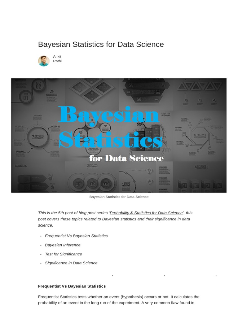 Bayesian Statistics Pdf Bayesian Inference Statistics