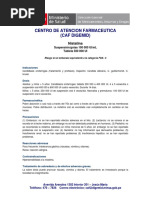 Acronistina | PDF | Medicamentos con receta | Efecto adverso
