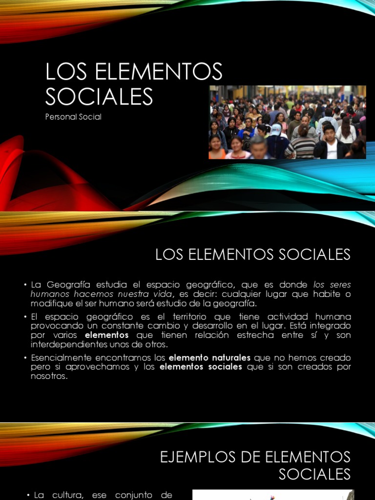 Elementos Sociales | PDF