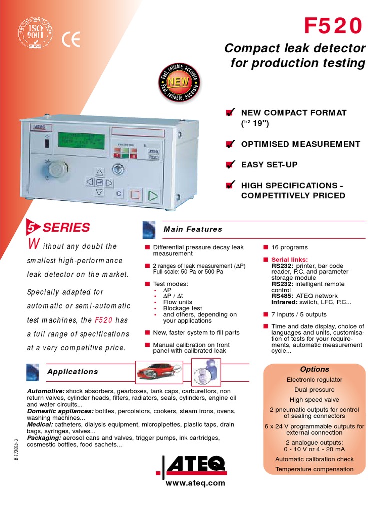 F520 | Download Free PDF | Valve | Calibration