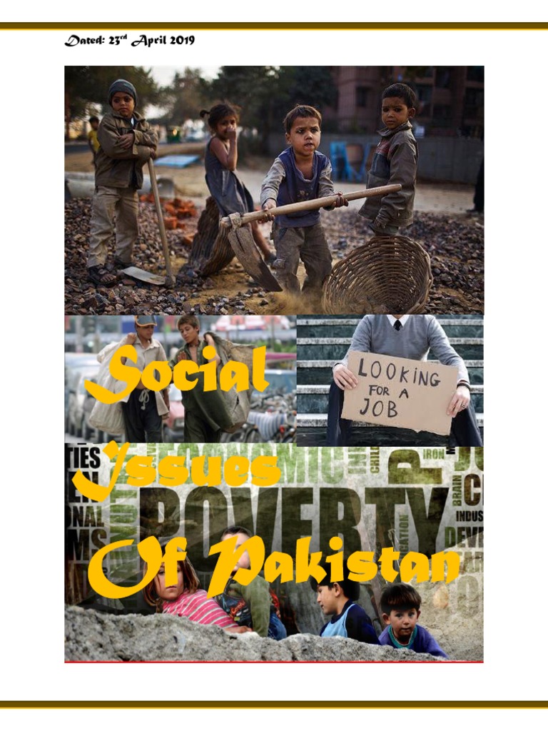 Social Issues of Pakistan: Dated: 23 April 2019 | PDF | Literacy