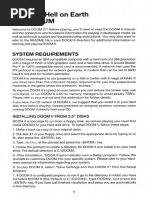 Doom 2 - Manual - PC | PDF | Menu (Computing)