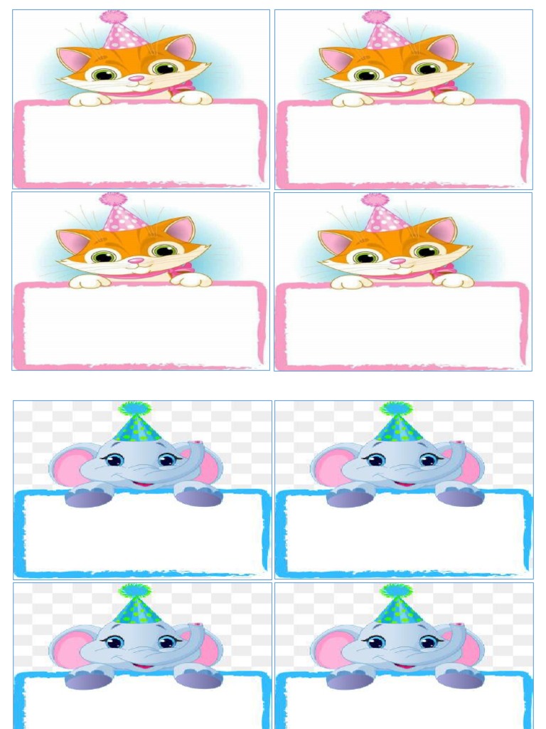 Solapines de Animales Carmen Rosa | PDF