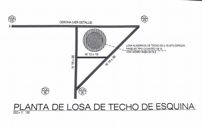 Plano para Diseño Losa Triangular | PDF