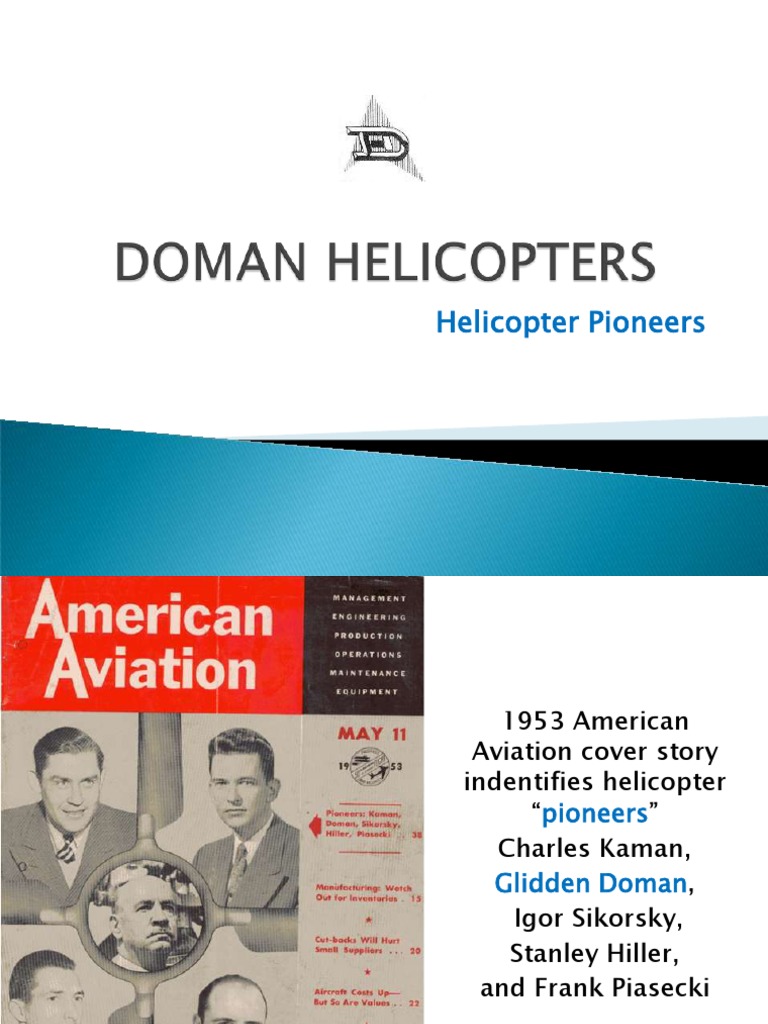 Doman Helicopters. | PDF | Helicopter | Helicopter Rotor