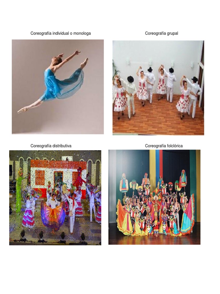 Tipos de Coreografia y Gimnasia | PDF