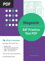 Digital SAT Math Practice Questions | PDF | Sat | Equations