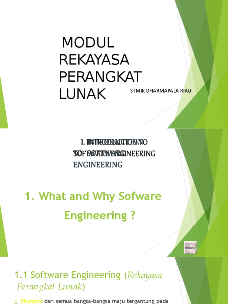 Modul Rekayasa Perangkat Lunak | PDF