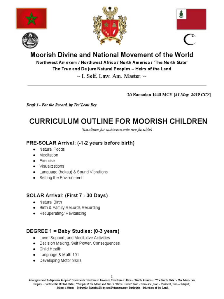 Curriculum for Moorish Children | PDF | Moors | Roman Empire