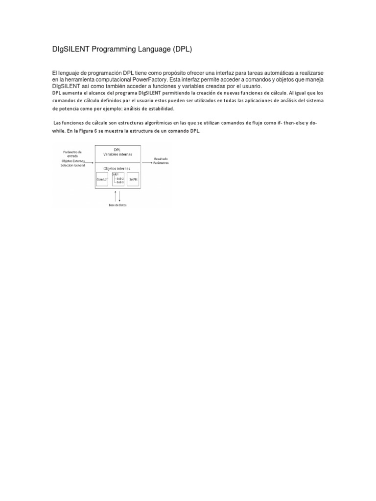 DPL - Digsilent | PDF