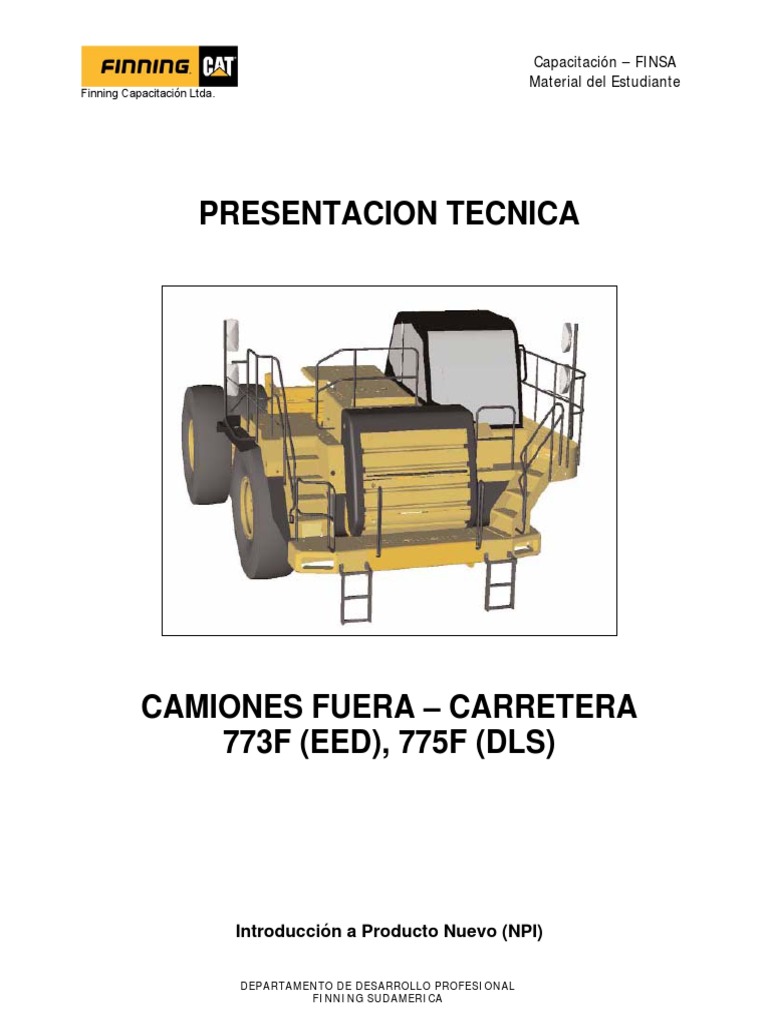 773F 775F | PDF | Camión | Turbocompresor