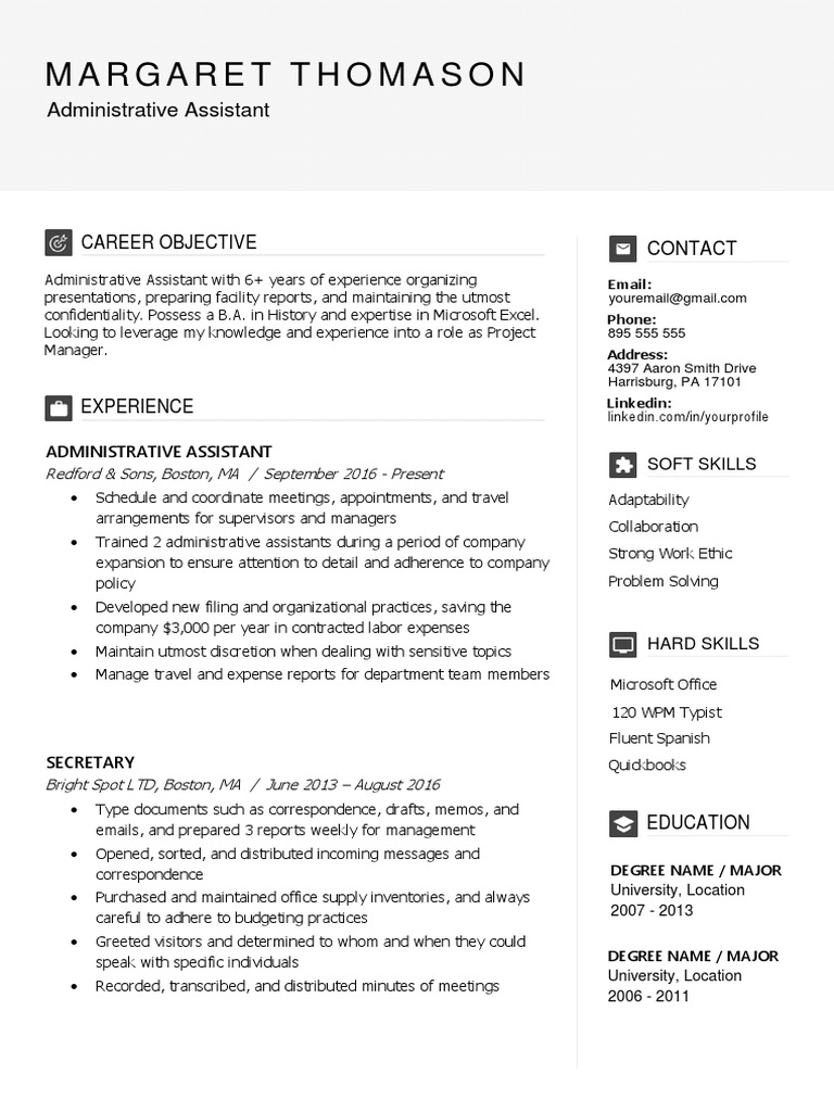 Stylish Resume Template Original | PDF | Business