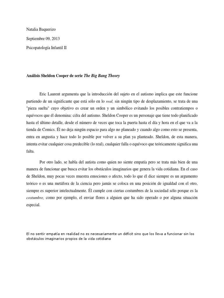 Sheldon Cooper | PDF