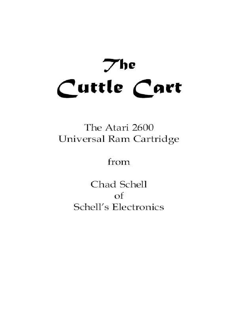 Cuttle Cart | PDF