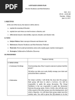 DRR Module 1 Detailed Lesson Plan | PDF | Hazards | Natural Disasters