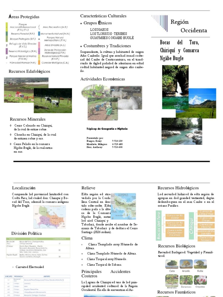 Región Central Panama | PDF | Earth Sciences | Geografía Física