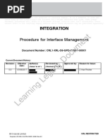 Interface Management Procedure Template | PDF | General Contractor | Interface (Computing)