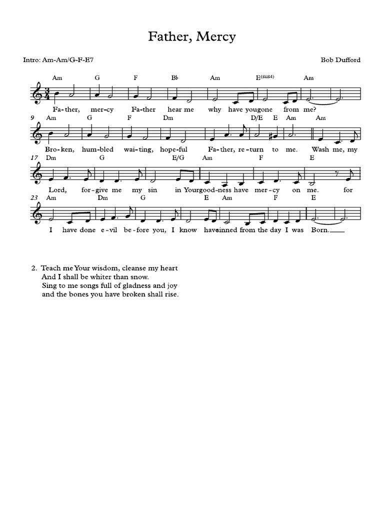 Father Mercy PDF | PDF