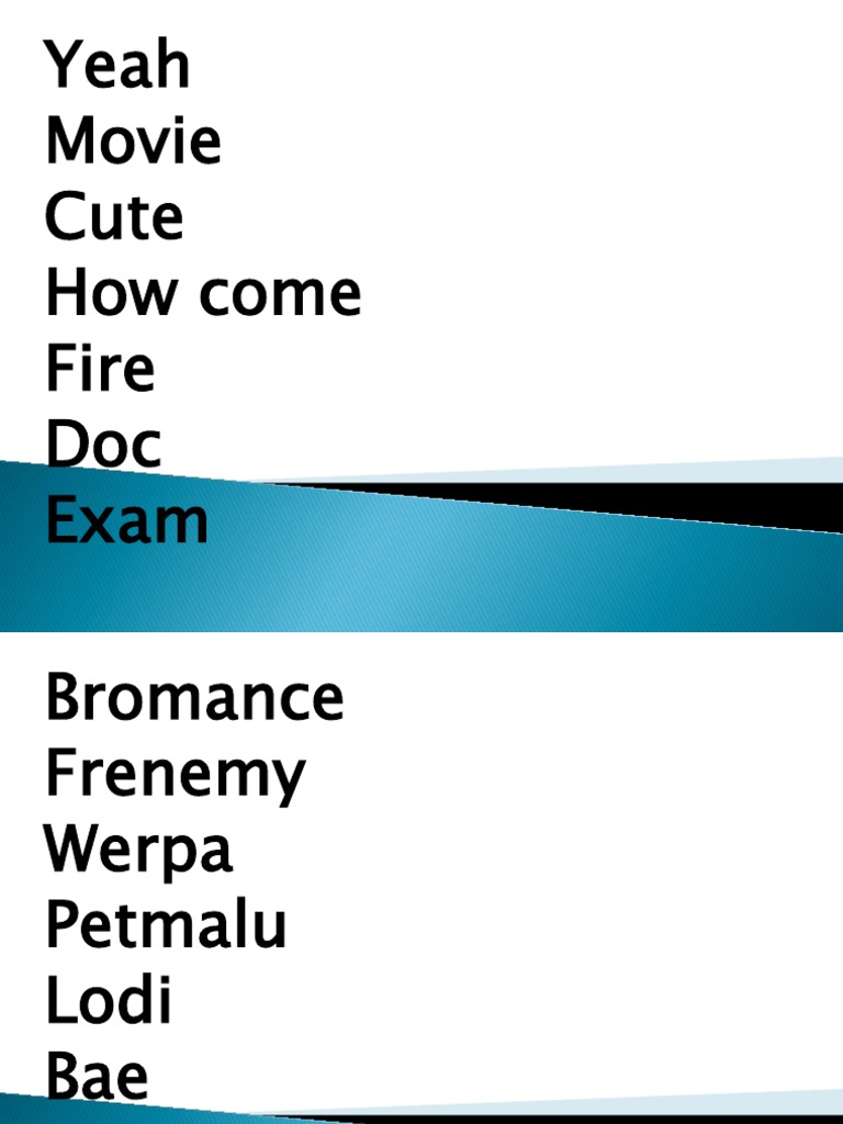 Colloquial and Slang Language | PDF | Slang | Word