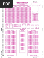 OMR Sheet | PDF