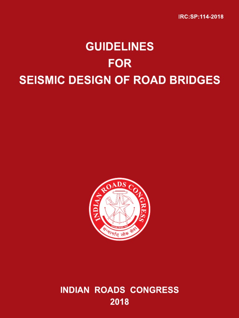IRC-SP-114-Seismic Design For Road Bridges | PDF | Strength Of ...