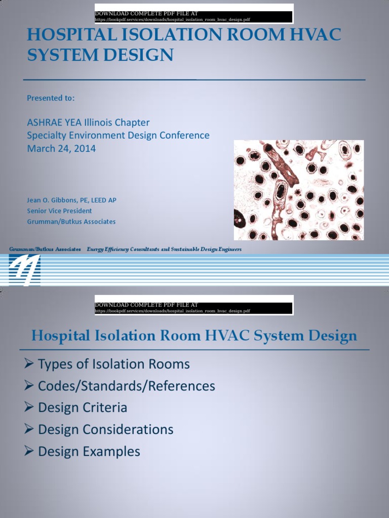 Hospital Isolation Room Hvac Design PDF | PDF | Hvac | Ventilation ...