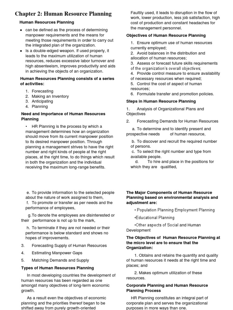 Handouts HRM | PDF | Human Resources | Human Resource Management