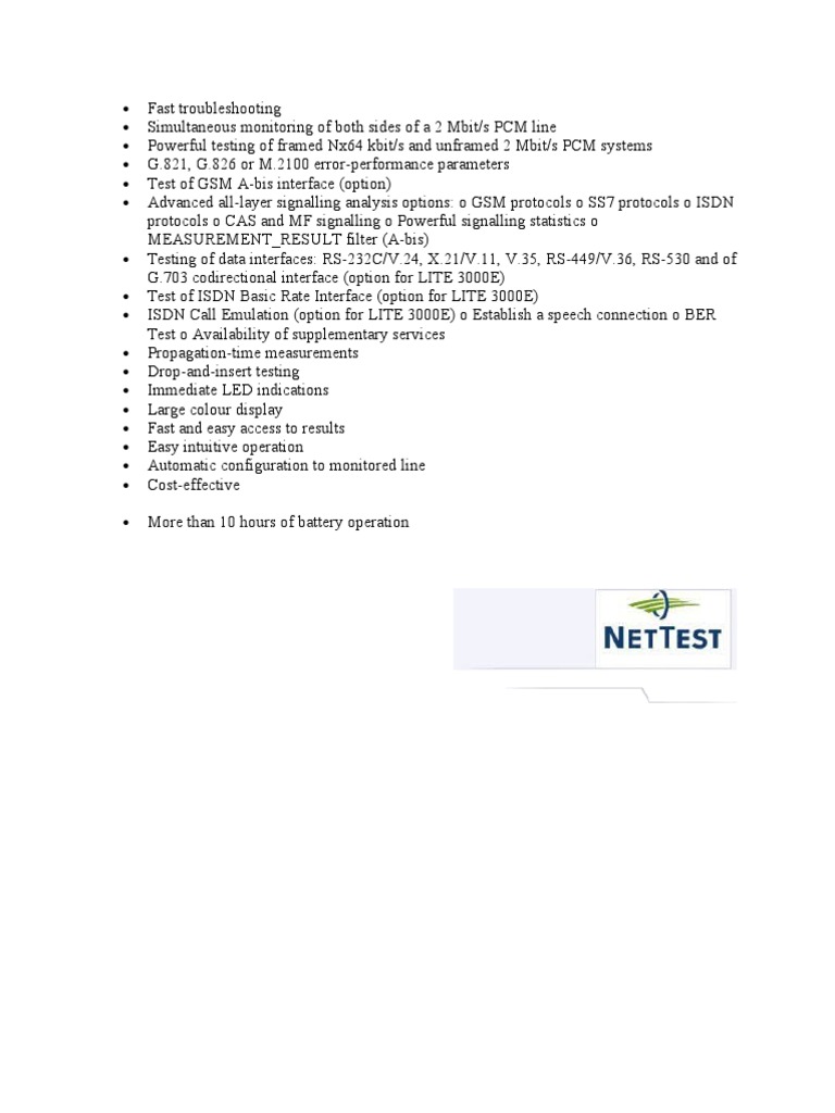 BER Tester Signal Analyzer | PDF | Computer Data | Telecommunications