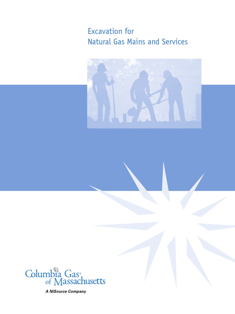 Gas Main Excavation Guidelines | PDF | Pipe (Fluid Conveyance) | Road