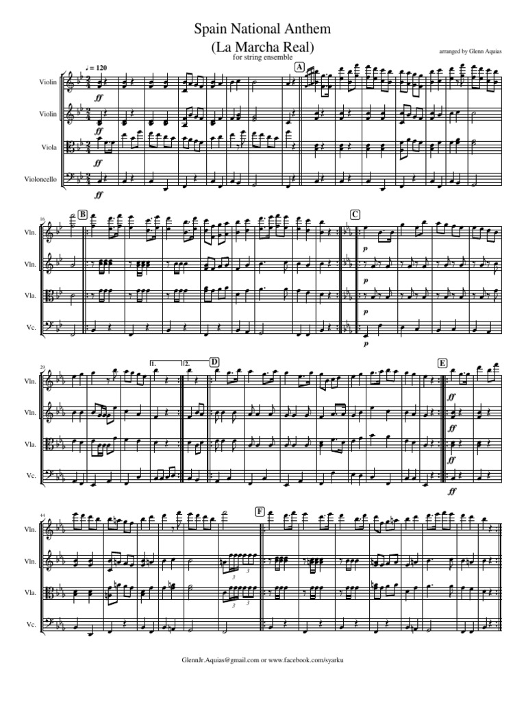 Marcha Real Sheet Music
