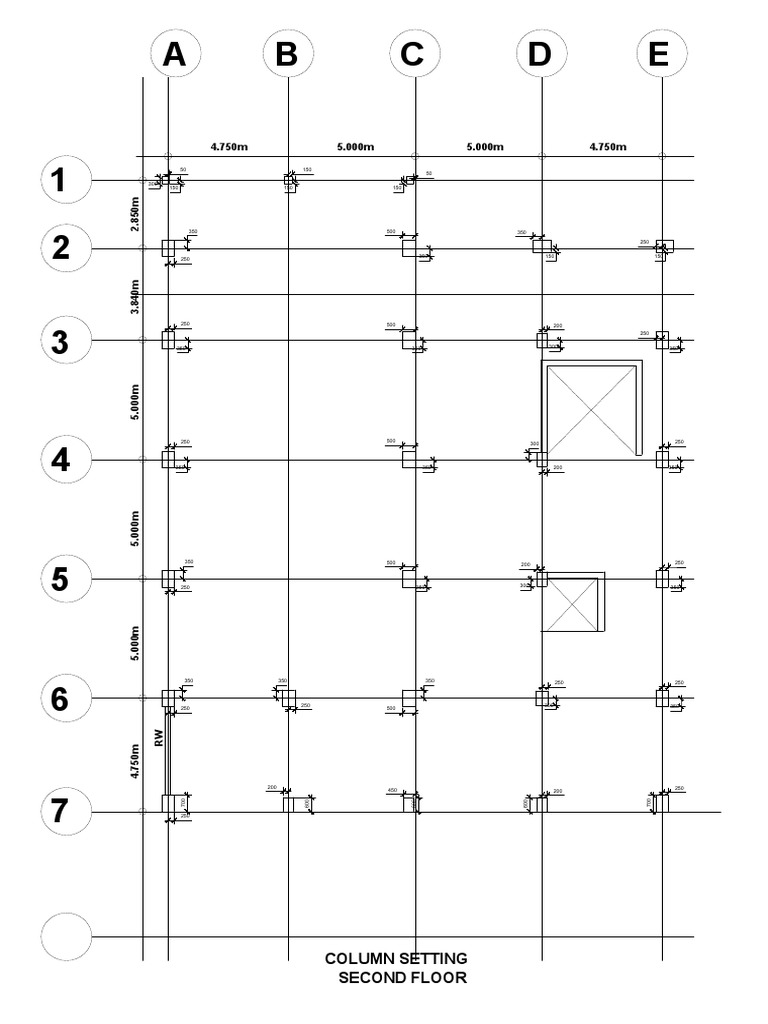 2nd Floor Framing Plan1-Model | PDF