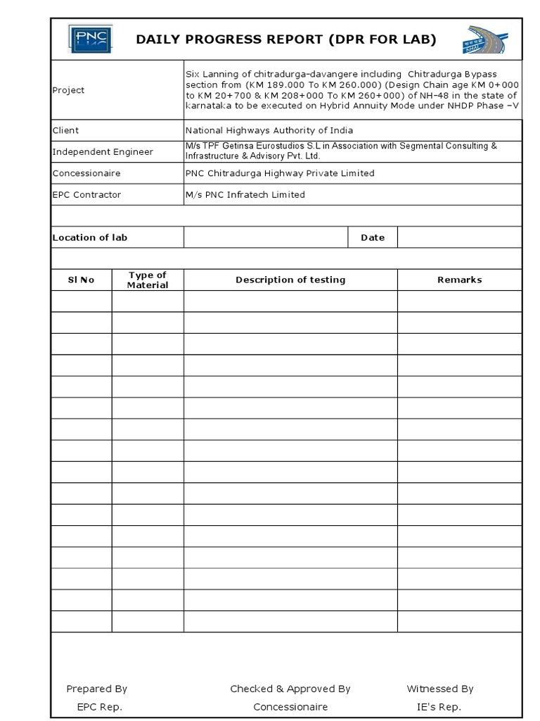 02.lab Daily Progress Report | PDF