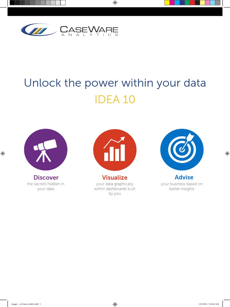 Idea Data Analysis Brochure | PDF | Data Analysis | Analytics