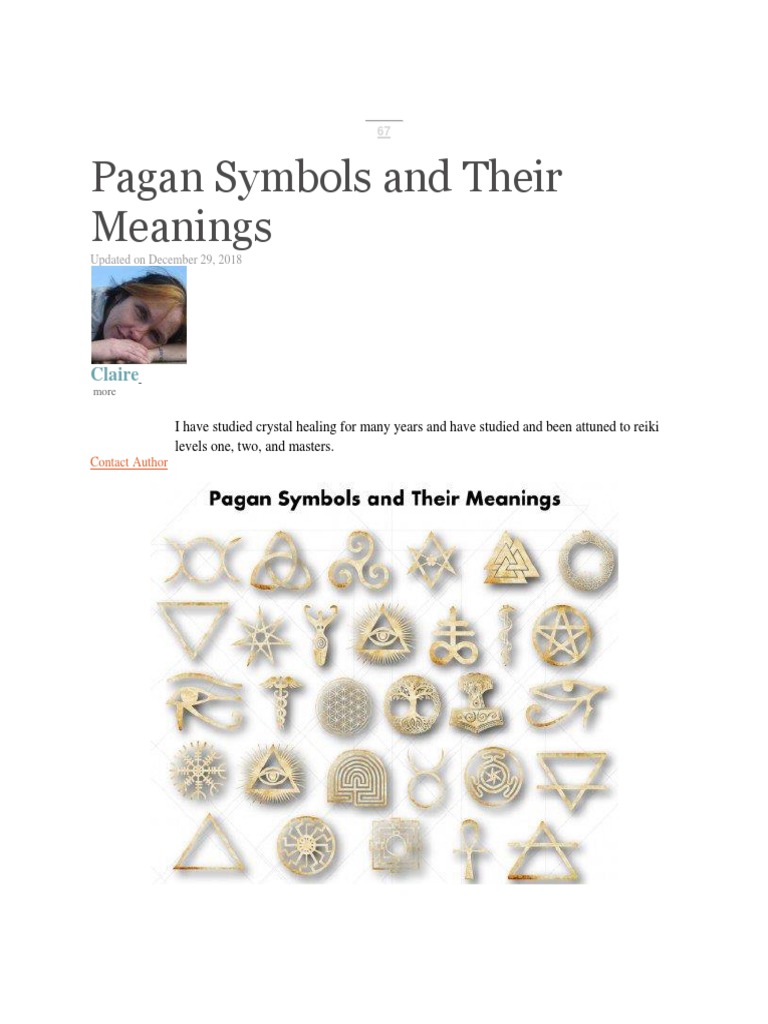 Pagan Symbols and Their Meanings: Claire | PDF | Serpent (Symbolism ...