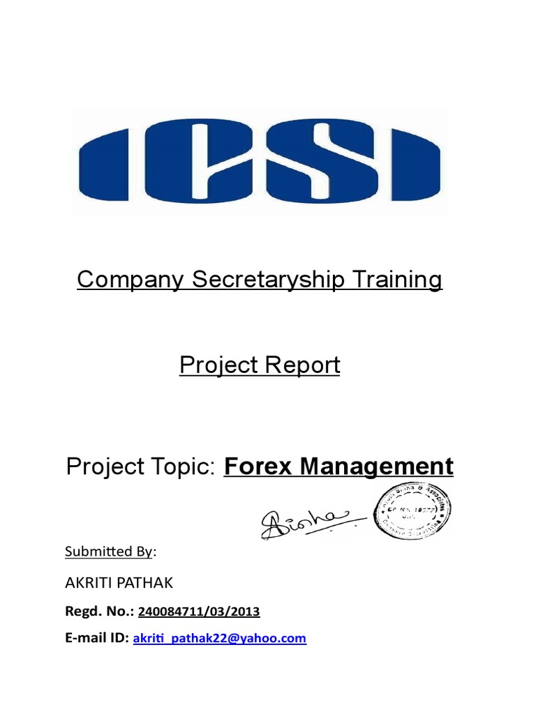 Forex Management in India: Overview | PDF | Foreign Exchange Market ...
