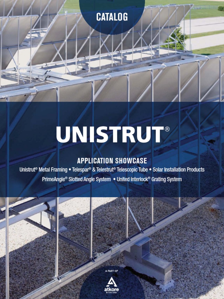Unistrut Application Showcase | PDF | Duct (Flow) | Pipe (Fluid Conveyance)