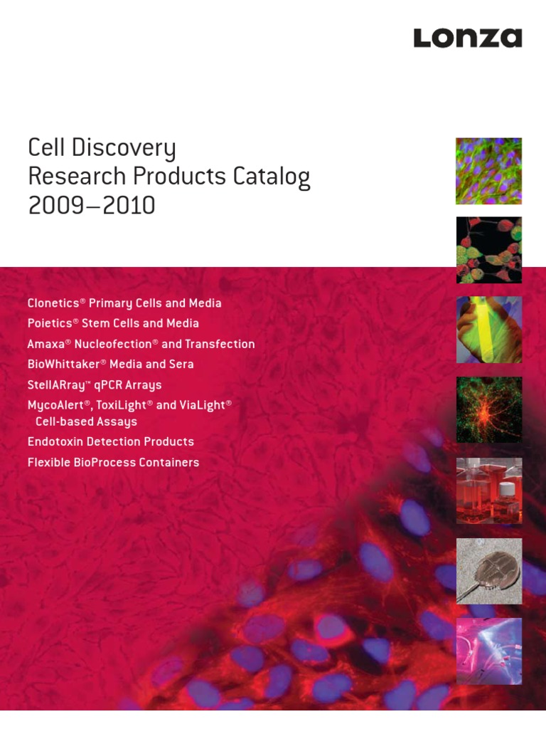 Lonza Celldiscovery | PDF | Molecular Biology | Contractual Term
