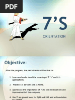 7S Standards of Good Housekeeping Checklist | PDF | Cabinetry | Safety