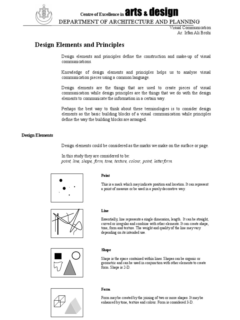 Elements and Principles of Visual Communication in Architecture | PDF ...