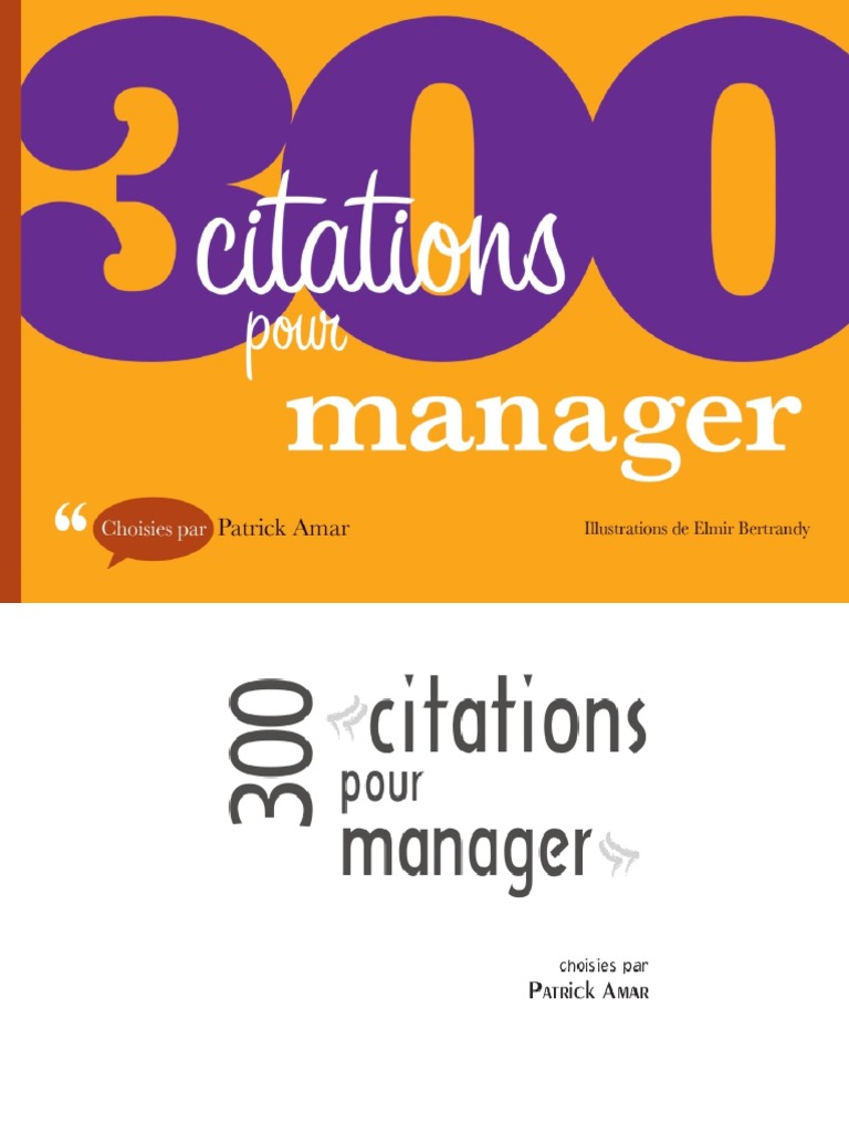 300 Citations Pour Manager Dunod PDF | PDF