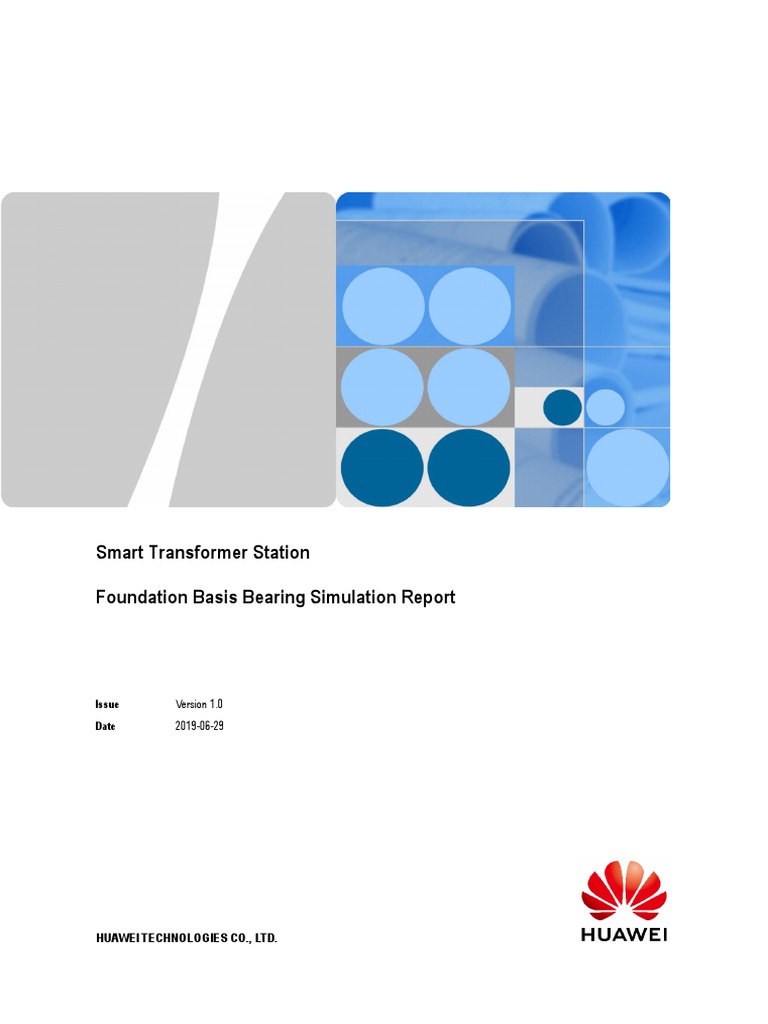 Foundation Basis Bearing Simulation Report201906 PDF | PDF | Electrical ...