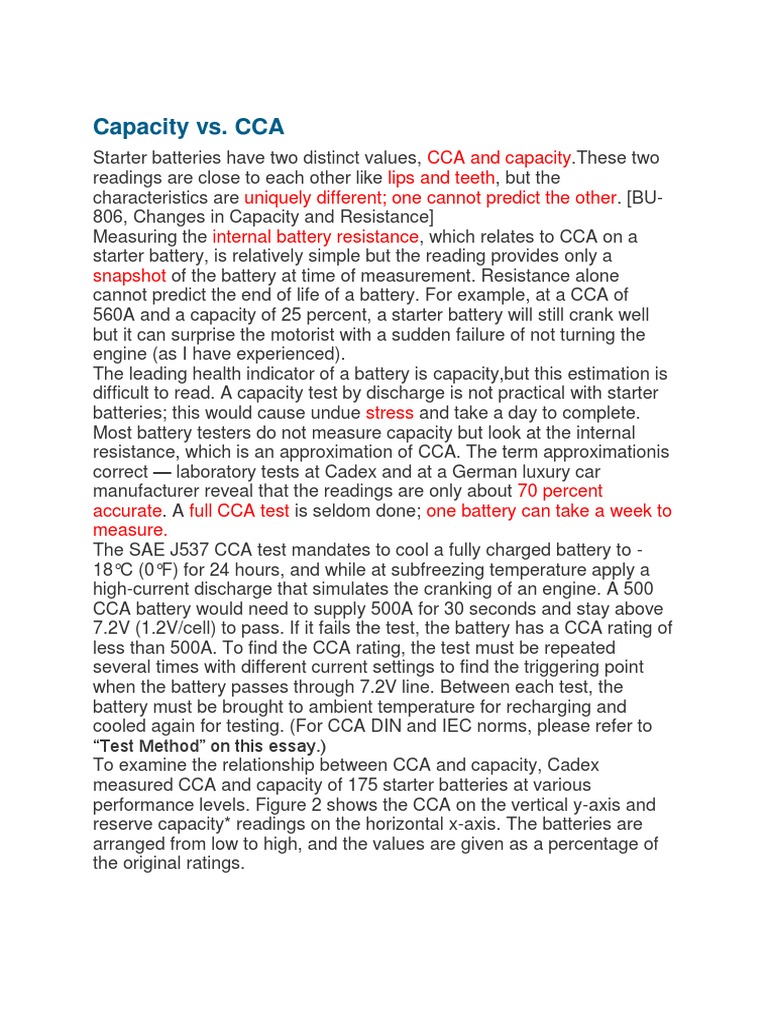 Capacity Vs CCA | PDF | Electrical Engineering | Nature