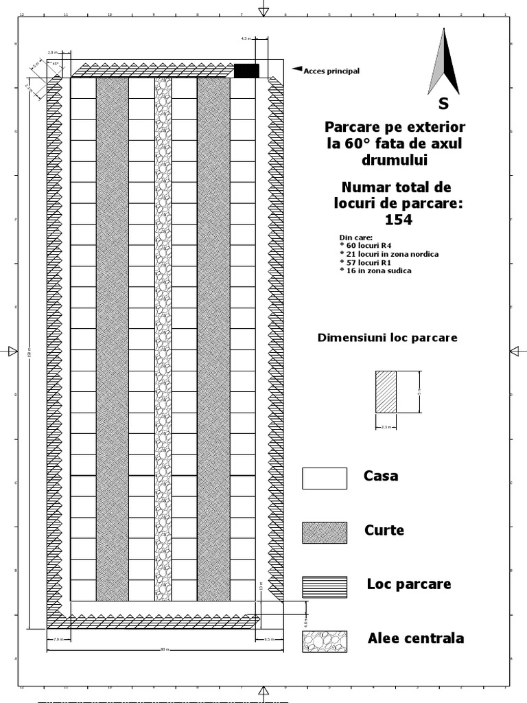 Dimensiuni Locuri de Parcare | PDF