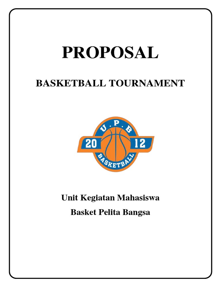 Basketball Tournament Proposal | PDF