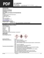 Msds-Acorga Opt5540 en | PDF | Toxicity | Firefighting
