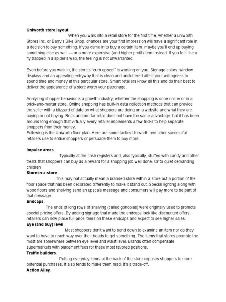 Assignment | PDF | Retail | Supermarket